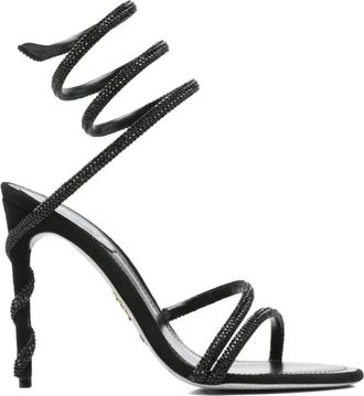 Rene Caovilla Femme, Chaussures, Noir, Taille: 36 1/2 EU Cleo Sandal