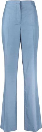 Ferragamo Femme, Pantalons, Bleu, Taille: 38 FR Wide Pantalons