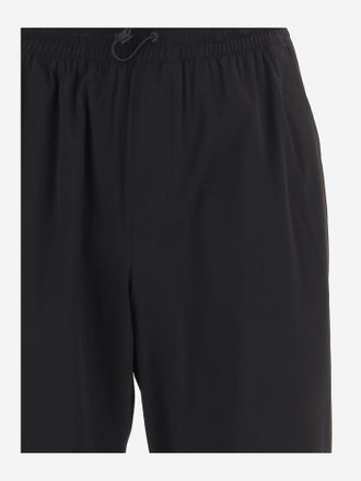 Autry Mens Nylon Pants With Logo Black Polyamide Trousers