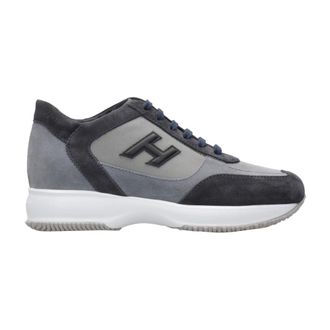Hogan Homme, Chaussures, Bleu, Taille: 42 1/2 EU Baskets Interactive