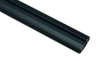 Gardinia Tr&auml;gerverl&auml;ngerung f&uuml;r universal Wandtr&auml;ger, Serie: Memphis, L&auml;nge: 18 cm, Metall, Schwarz-Matt