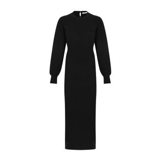 Givenchy Knit Midi Dress - - Dresses - Damen - Schwarzk - S