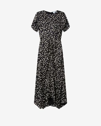 Isabel Marant Robe Herva - Femme - Noir Et &Eacute;cru - Taille34 - Isabel Marant