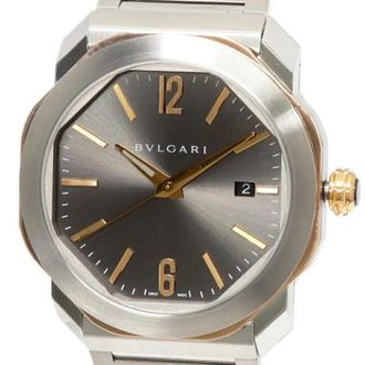 Bulgari Pre-owned Octo Roma Watch Ocp41Sg - - Pre-owned - Herren - Grau - ONE SIZE