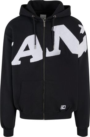 Karl Kani Herren KM242-035-3 KK Wavy Retro Os Full Zip Hoodie M Black