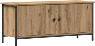 vidaXL Vidaxl - TV-Schrank Eiche handwerklich 100 x 35 x 45 cm Holzwerkstoff