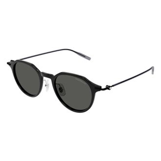 Montblanc Stylische Sonnenbrille - - Accessories - Herren - Schwarzk - 49 MM