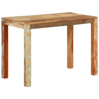 vidaXL Esstisch 110x55x76 cm Altholz Massiv - Vidaxl