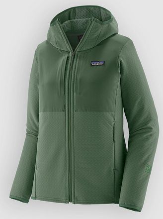 Patagonia R2 Crossstrata Hoody Jacke canopy green