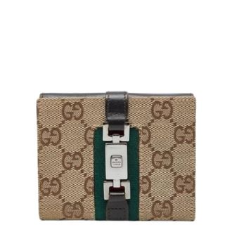 Gucci Portefeuille Bi-fold Vintage Pre-owned - Femme - Pre-owned - Beige - Taille: ONE Size