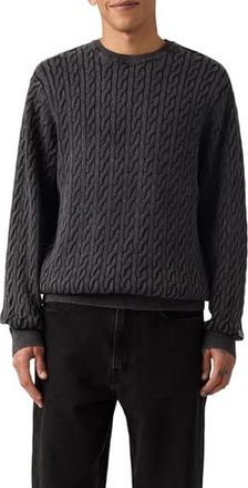 Levi's Presidio Crew Cable Rib Pirate Black GD, Cable Rib Pirate Bla, XL