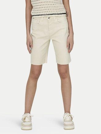 Only Jeansshorts Emily 15311258 Creme Mom Fit