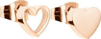 Liebeskind BERLIN Damen Ohrstecker - Basic Ohrringe aus Edelstahl - Poliert & mattiert - Kleine Stecker in verschiedenen Formen und Farben- Perfekt für den Allta