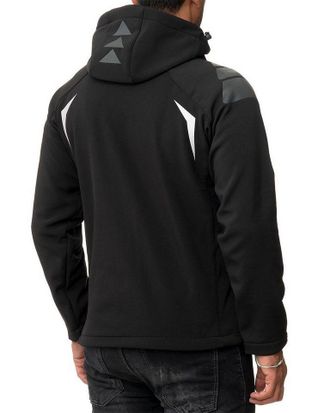 Geographical Norway Softshelljacke Herren Regular Fit Jacke batechno men Wind- und wasserabweisend mit abnehmbarer Kapuze