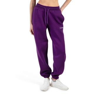 Smilodox Jogginghose Damen Enara, Regular Fit Sweathose mit Seitentaschen, Elastischem Bund mit Tunnelzug, Dezentes Stick-Logo, Bequeme Freizeithose f&uuml;r Sport,
