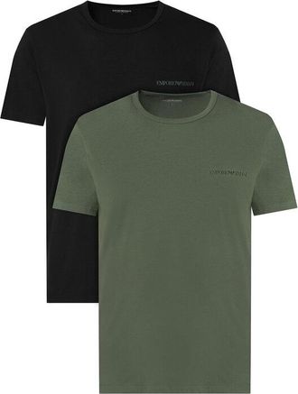 Emporio Armani T-Shirt-Set EM000391 AF25019 M7003 Bunt Regular Fit