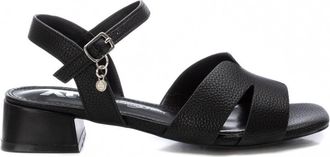 Xti Sandalen Damen Schwarz - Bequeme und vielseitige Schuhe - Casual Mode - Modell 14412601 (Größe 36)