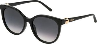 Furla Femme, Accessoires, Noir, Taille: 54 MM Sfu887 0700 Lunettes de soleil