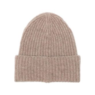 Roberto Collina Homme, Accessoires, Gris, Taille: ONE Size Chapeau Beige à Bord Replié Côtelé