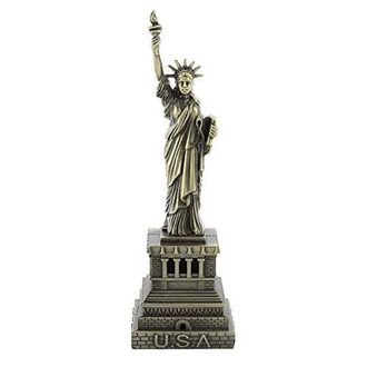 Emoshayoga Statue de la Libert&eacute;, Statue D&eacute;corative En M&eacute;tal Faite &agrave; la Main de la Libert&eacute; En Cuivre, Figure Am&eacute;ricaine De New York Pour Souvenirs, D&eacute;coration de 