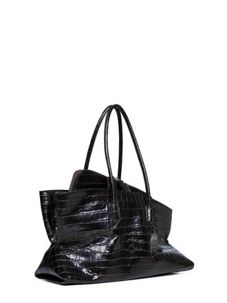 The Attico La Passeggiata Top Handle Bag - Brown