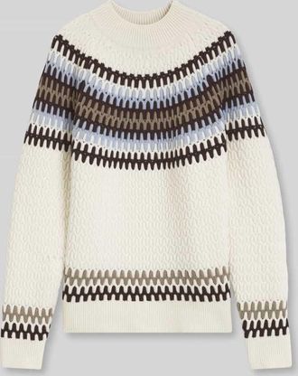 HUGO BOSS Pullover aus Wolle mit Mock Neck Modell C-Fiotto