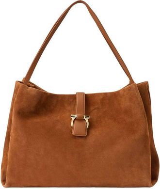 Ferragamo Damen Shopper NEW LINE SUEDE