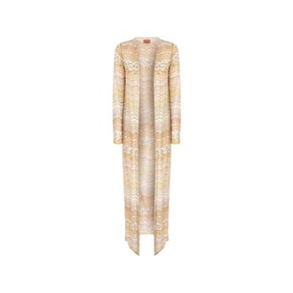 Missoni Cardigan lungo aperto - - Dresses - Damen - Beige - XS