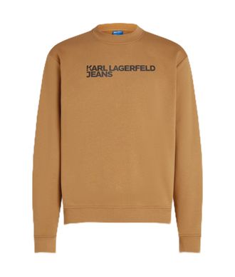 Karl Lagerfeld Regular Essential Logo Sweat, Chipmunk, M