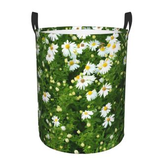 Generic Bl&uuml;te Im Garten W&auml;schekorb Rund W&auml;schek&ouml;rbe Wasserdichter W&auml;schebeh&auml;lter F&uuml;r W&auml;schesack Badezimmer Decken