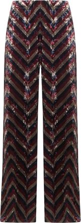Pierre-Louis Mascia Hose mit Chevron-Muster - Rosa