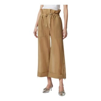 Pinko Somebody Pantalone Ripstop - - Trousers - Damen - Beige - M