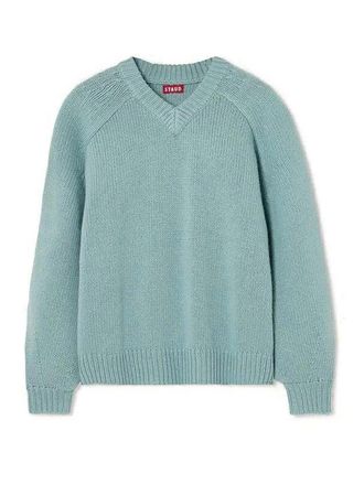 Staud U-Boot-Pullover - Hellgrau