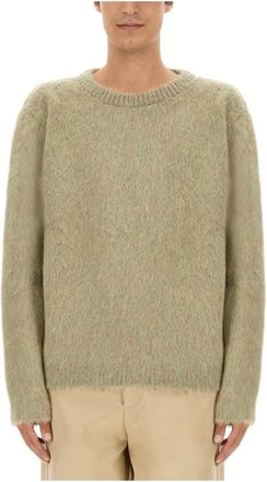 Christophe Lemaire Pull en Laine Bross&eacute;e - Homme - Pulls - Gris - Taille: XL