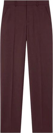 Frankie Shop Femme, Pantalons, Rouge, Taille: 36 FR Straight Pantalons