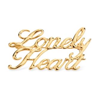 Jil Sander Lonely Heart Gold Pin - - Accessories - unisex - Gelb - ONE SIZE