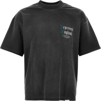 Represent Represent, Homme, Tops, Noir, Taille: M T-shirt en coton Slate
