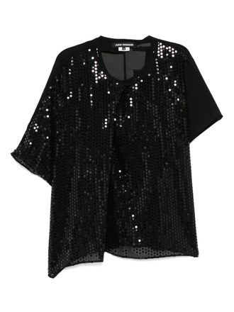 Junya Watanabe x Commes des Garçons haut à manches courtes - Noir