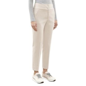 PESERICO Elegante Pantalon P04605 Style - - Trousers - Damen - Wei&szlig; - XL
