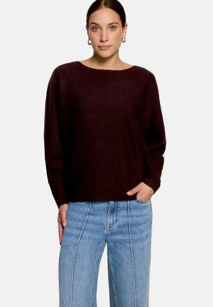 Zero Strickpullover Damen mit Fledermaus&auml;rmeln (1-tlg) Material