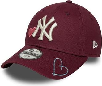 New Era New York Yankees 9Forty Heart Icon Kids Cap Rouge foncé