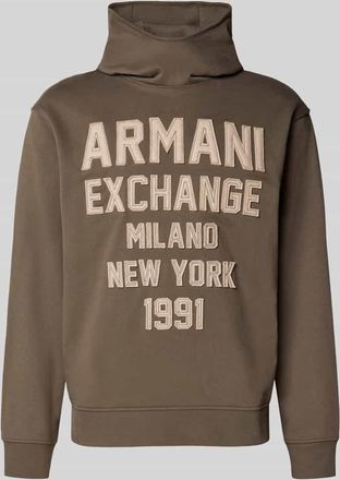 A|X Armani Exchange Hoodie mit Label-Stitchings