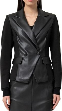 Fracomina Femme, Vestes, Noir, Taille: 40 FR Giacca