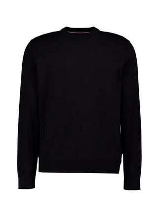 Daniel Hechter Herren Pullover schwarz unifarben