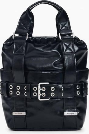 Desigual Petit sac &agrave; dos avec boucle - Noir