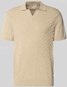 Casual Friday Regular Fit Poloshirt mit Strukturmuster Modell DYRVIK