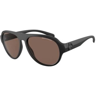 A|X Armani Exchange Homme, Accessoires, Brun, Taille: ONE Size Lunettes de Soleil en Ac&eacute;tate Marron