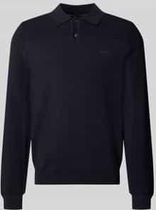 HUGO BOSS Relaxed Fit Poloshirt mit Woll-Anteil Modell KN_Momentum-X PL