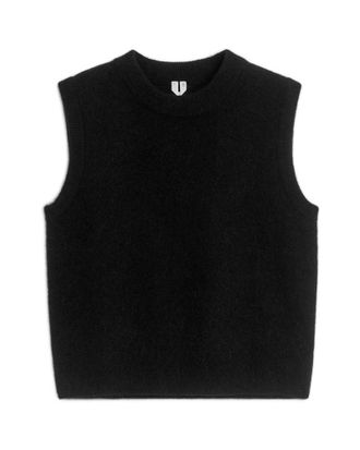 Arket Strickpullunder Aus Alpakawolle -Schwarz