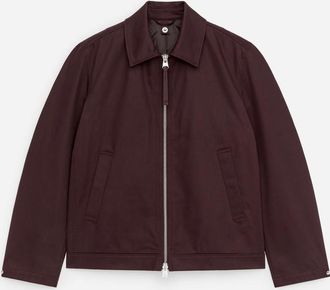 Arket Harrington-Jacke Aus Baumwolle -Braun